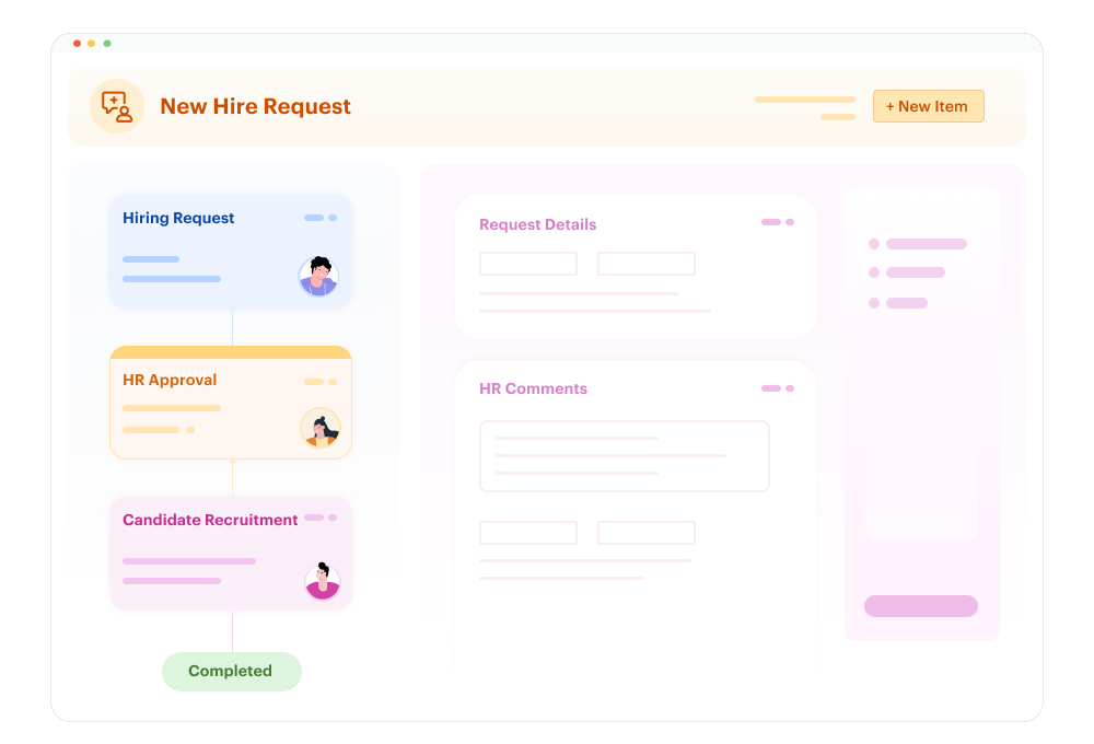 New Hire Request Workflow Automation Template | Kissflow